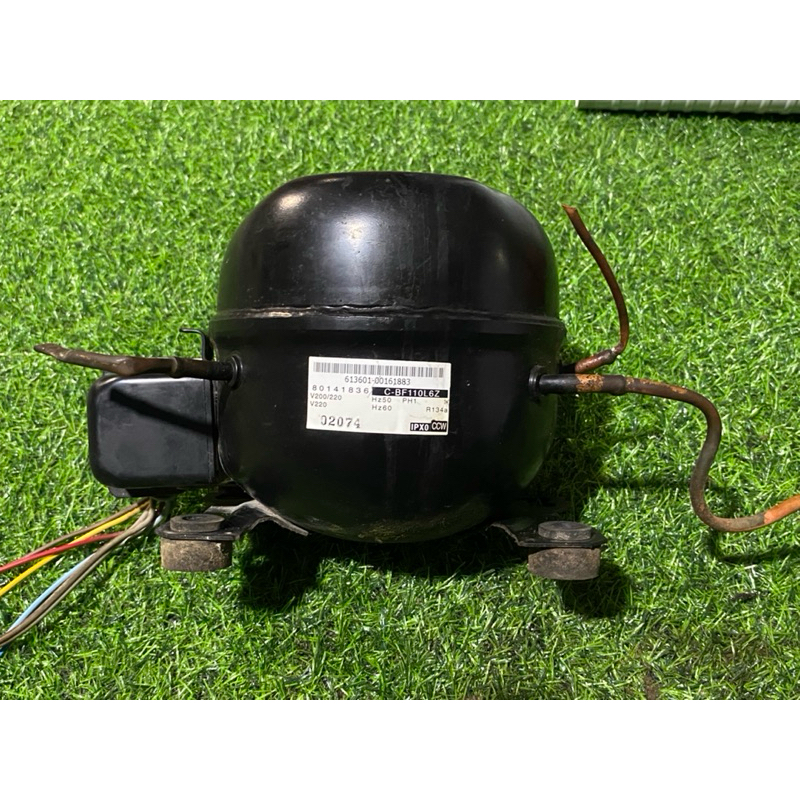 คอมเพรสเซอร์ตู้เย็นมือสอง รุ่น C-BF110L6Z น้ำยา R134a อะไหล่ตู้เย็นมือ ...