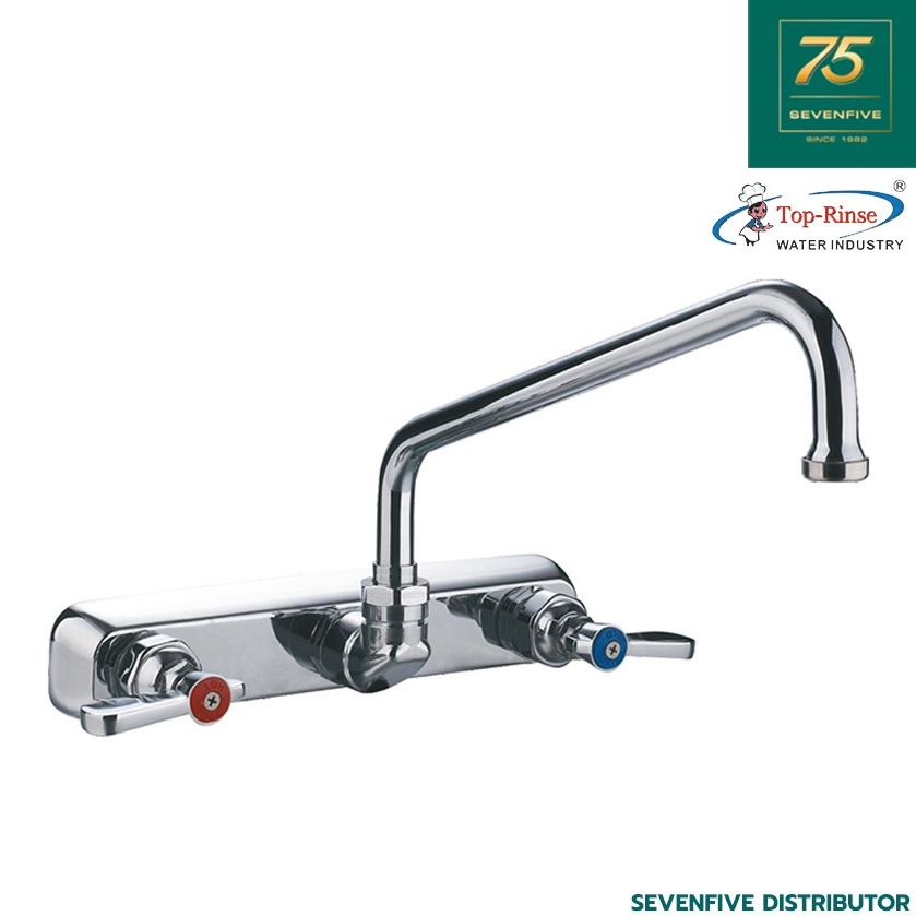 TOP RINSE ก๊อกน้ำแบบติดตั้งผนัง ฐานกว้าง267xสูง51 มม. TOP1-9811-06 ...