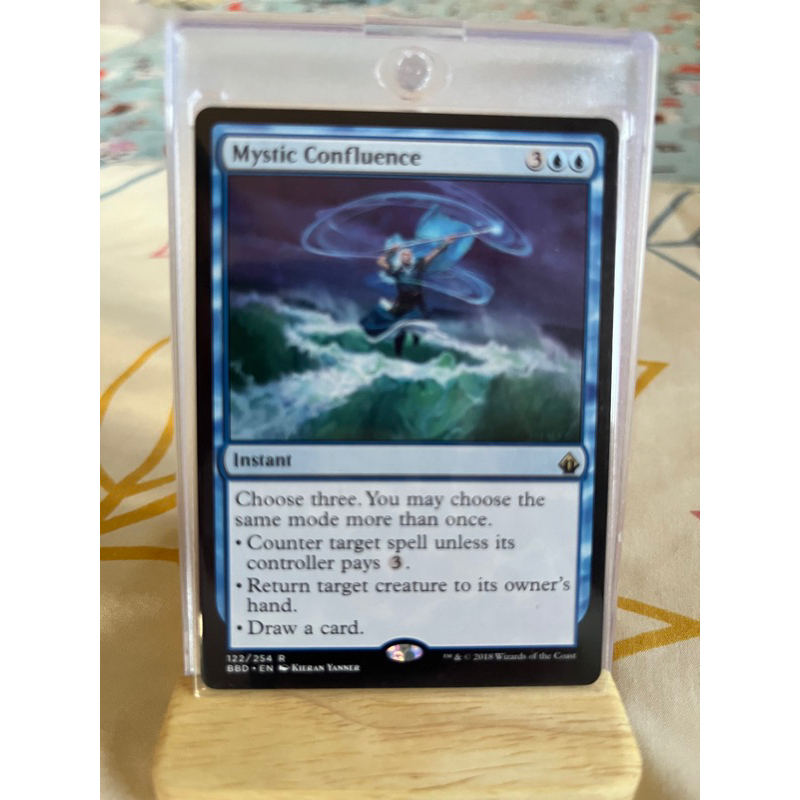 การ์ด MTG Mystic Confluence Blue Magic the Gathering EDH รุ่น BBD สภาพ ...
