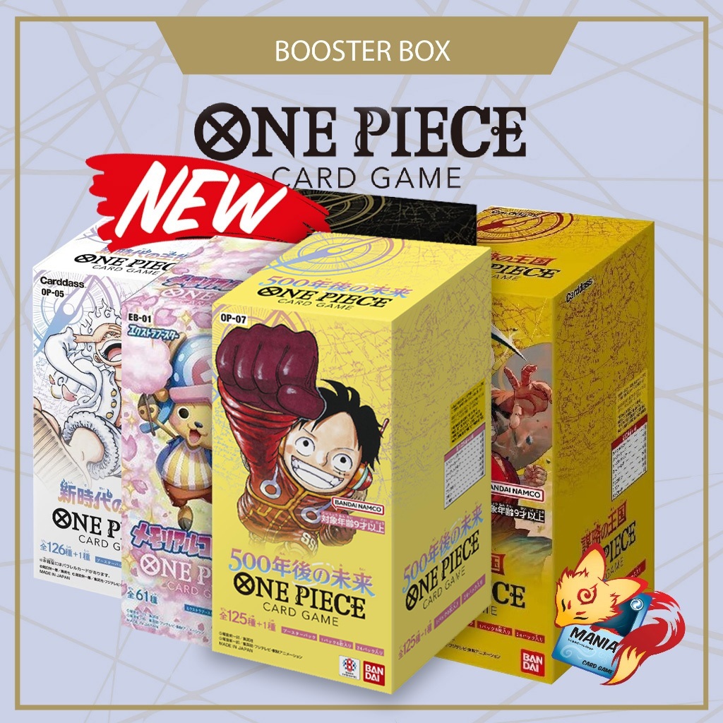 [OnePiece Card Game] Booster Box OP-01, OP-02, OP-03, OP-04 การ์ดวันพีช ...