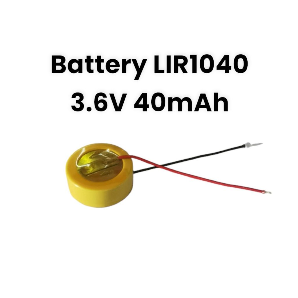 Battery Lir1040 Small Button Lithium Ion Battery 3.6V TWS Earphone ...