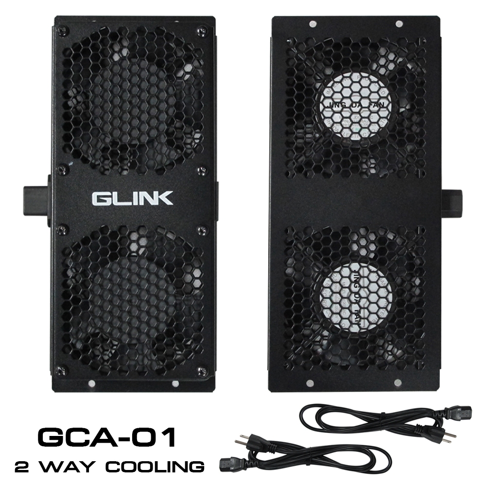 GLINK (GCA-01) 2 way Cooling fans พัดลมระบายความร้อนสำหรับตู้ RACK ...