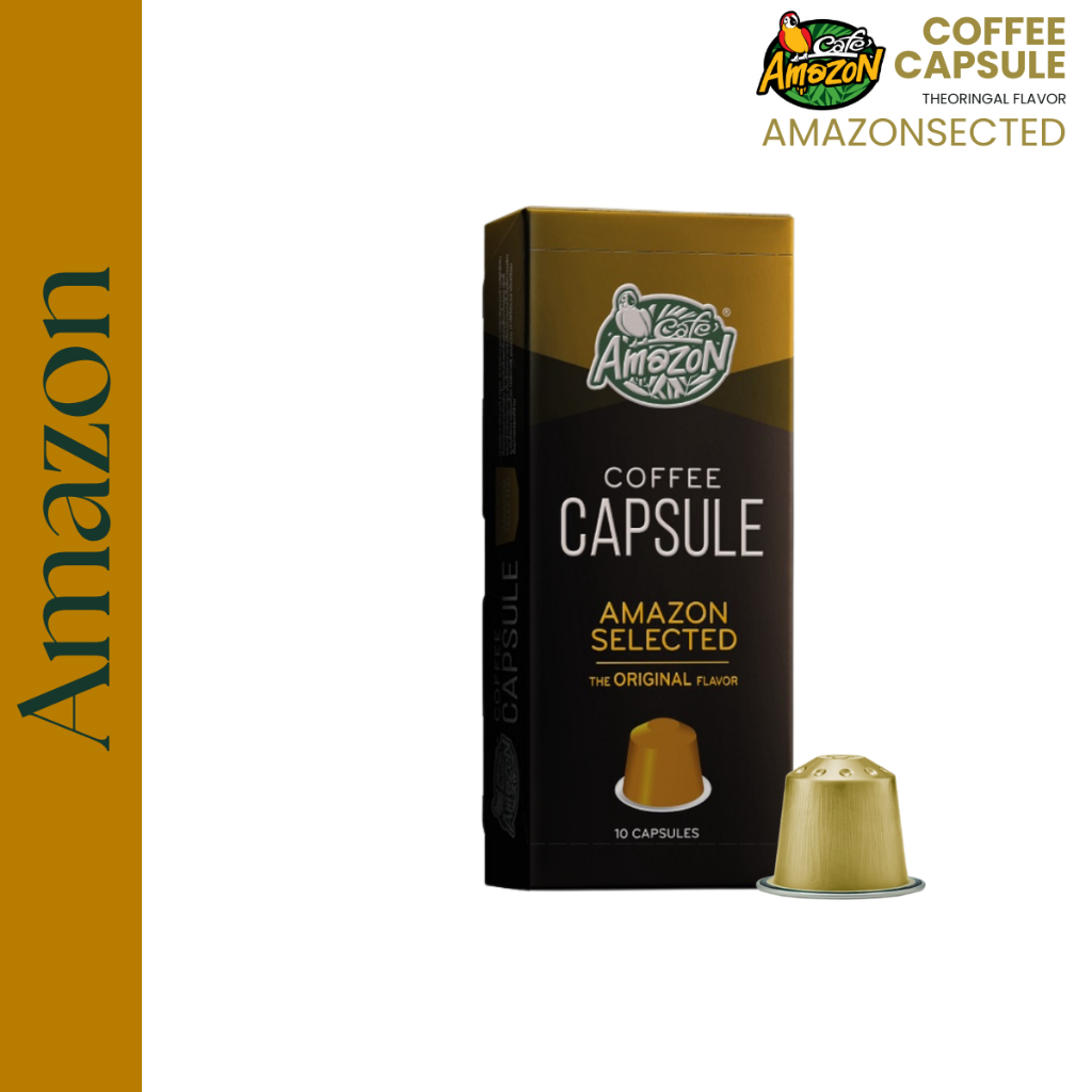 กาแฟแคปซูล คาเฟ่ อเมซอน Cafe Amazon Coffee Capsule 1กล่อง มี 10 แคปซูล ...