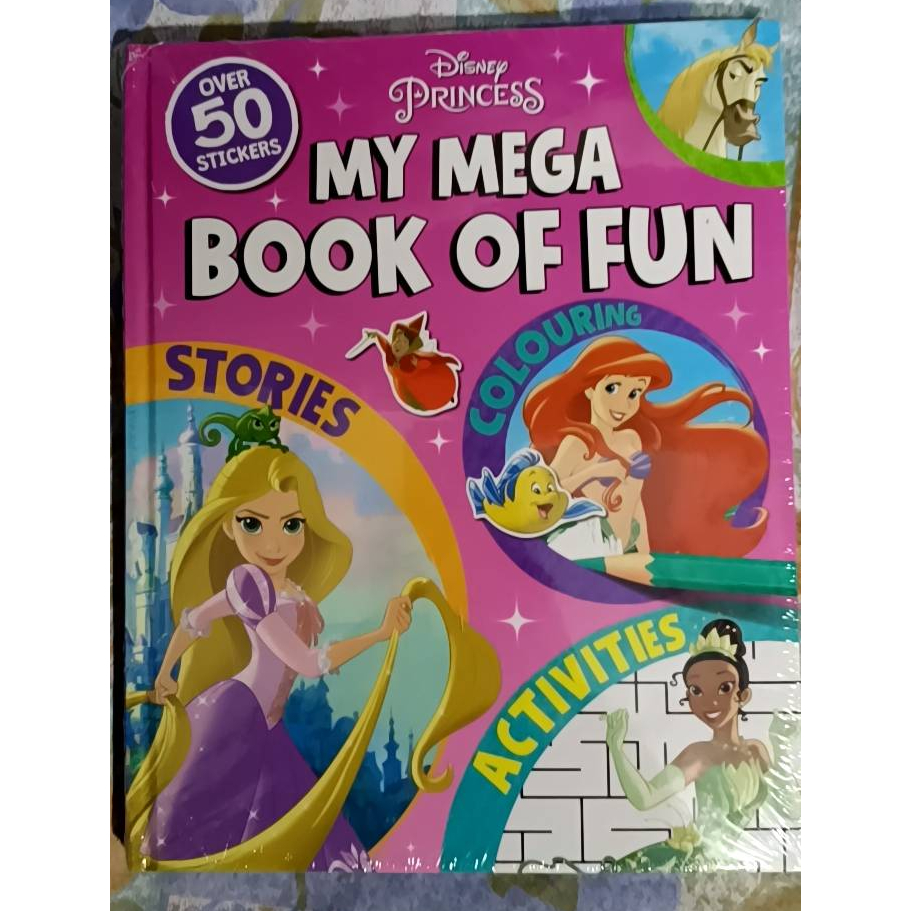 (NEW) หนังสือกิจกรรม DISNEY PRINCESS MY MEGA BOOK OF FUN หนังสือใหม่มือ ...