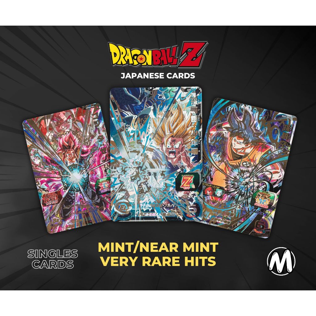 Super Dragon Ball Heroes Card Japanese - Singles cards - Rare Hits - Dragon Ball Z Bandai ...