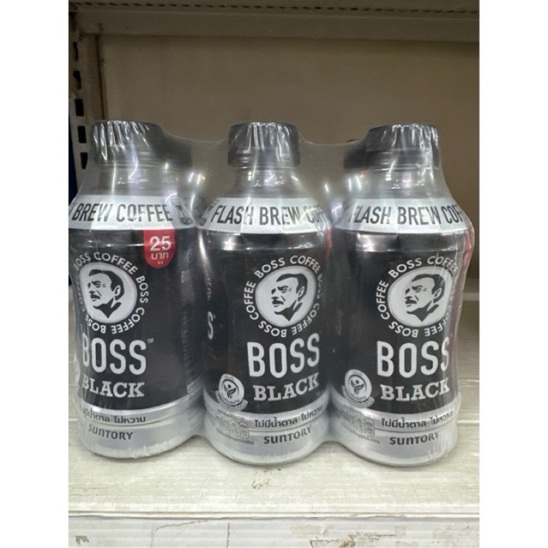 Boss Coffee บอส คอฟฟี่ กาแฟพร้อมดื่มมี 3 รส แพค 6 ขวด | Shopee Thailand