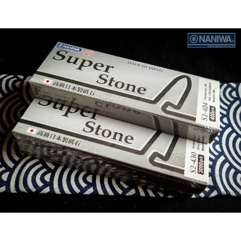 Naniwa Super Stone 400 / 1000 / 3000 / 5000 / 10000 / 12000 Grit หินลับ ...