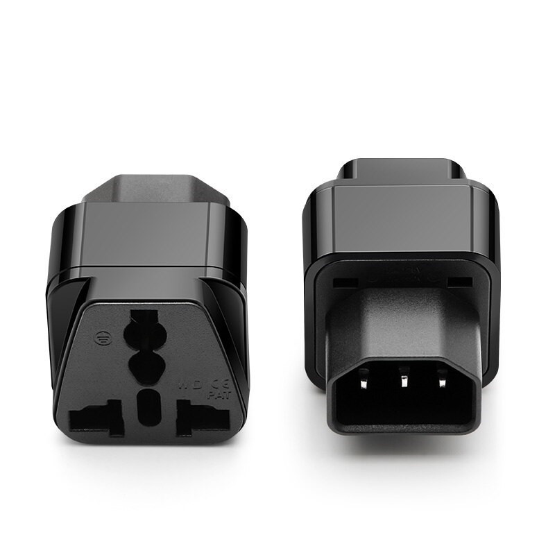 UPS ADAPTER UPS/หัวแปลง ปลั๊กups IEC to 3 PIN ปลั๊กAPC สีดำ | Shopee ...