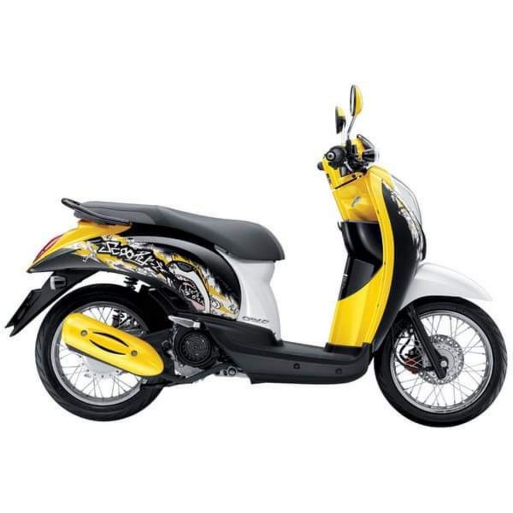 ชุดสี สกู้ปปี้ ไอ ตัวเก่า เฟรม Honda scoopy i old model รถปี 2009-2011 ...