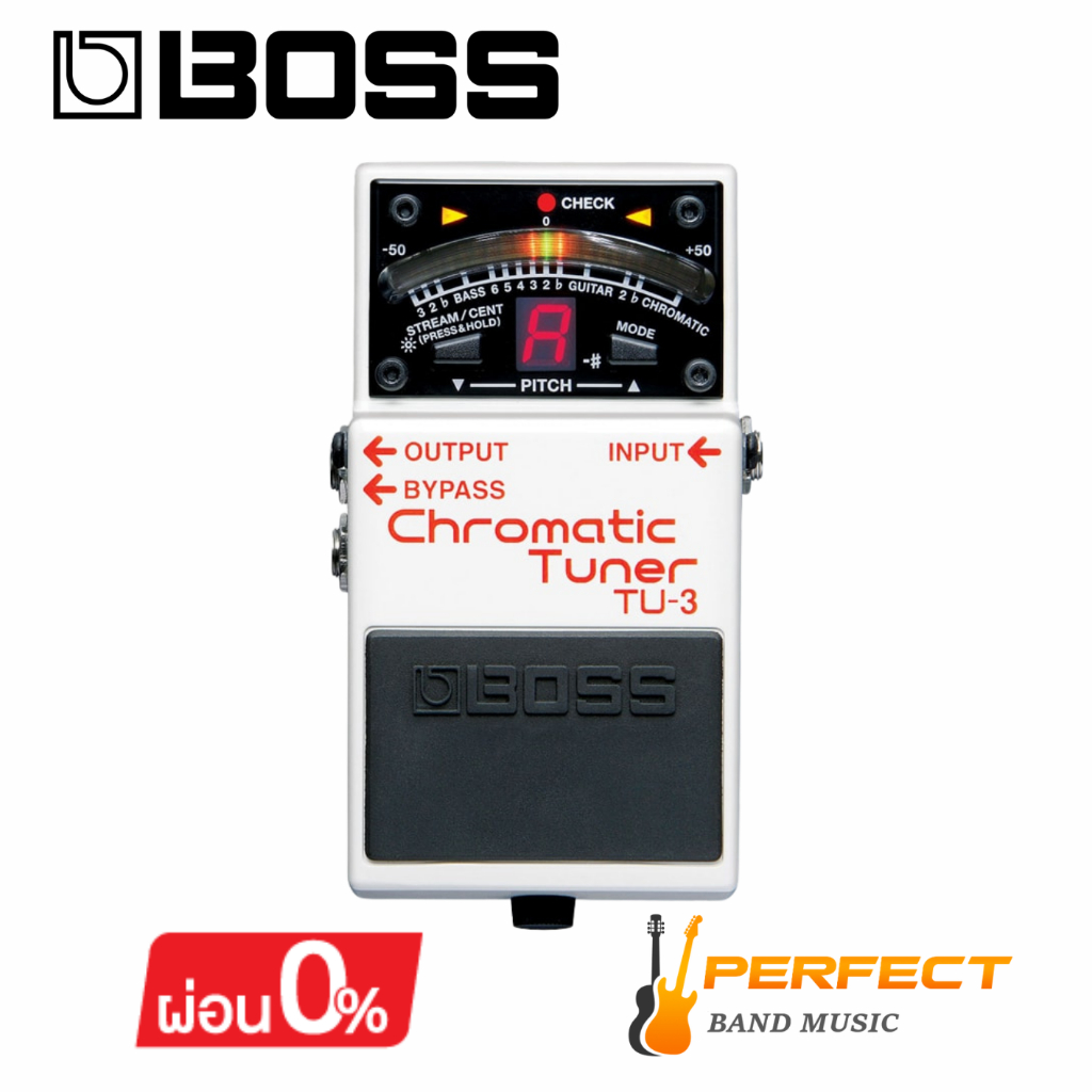 BOSS TU-3 CHROMATIC TUNER เอฟเฟ็กต์กีตาร์ BOSS | Shopee Thailand