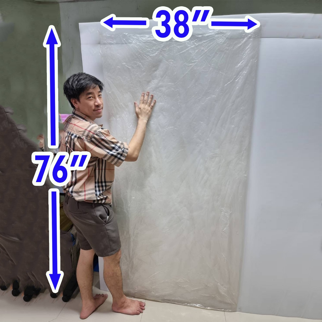 ถุงใส (มือ2) 30x65 / 45x70/ 38x76 นิ้ว ถุงไฮเดน ใบใหญ่ (แพ็ค 1/5 ใบ) หนา เหนียว ทนทาน มีขนาดใหญ่ ...