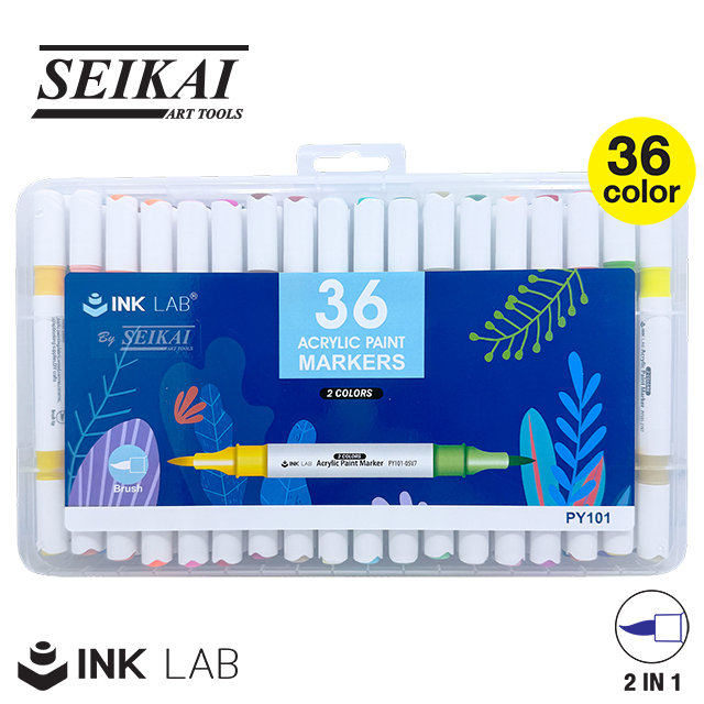 SEIKAI ชุดปากกา ACRYLIC INKLAB (ACRYLIC MARKER) 1 ชุด | Shopee Thailand