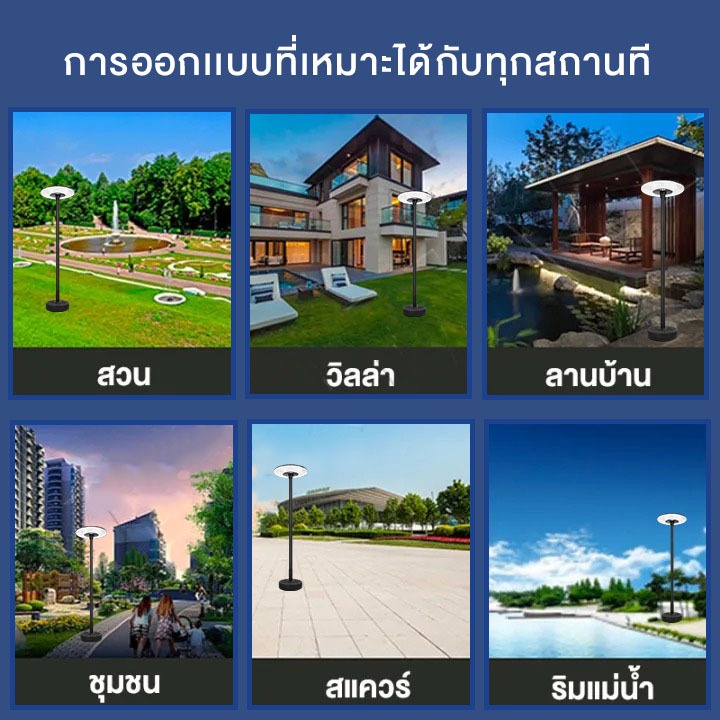 ไฟUFO ไฟถนน 500000W solar light ไฟ ledพลังงานแสงอาทิตย์ โคมไฟโซล่าร์ ไฟ ...