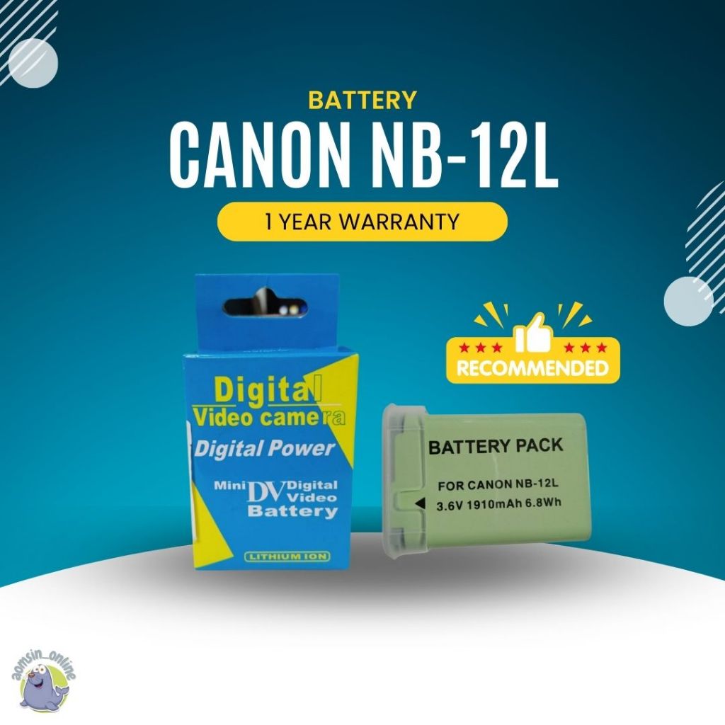 [ประกันแบต 1 ปี] Battery Pack Canon NB12L NB-12L (0018) | Shopee Thailand