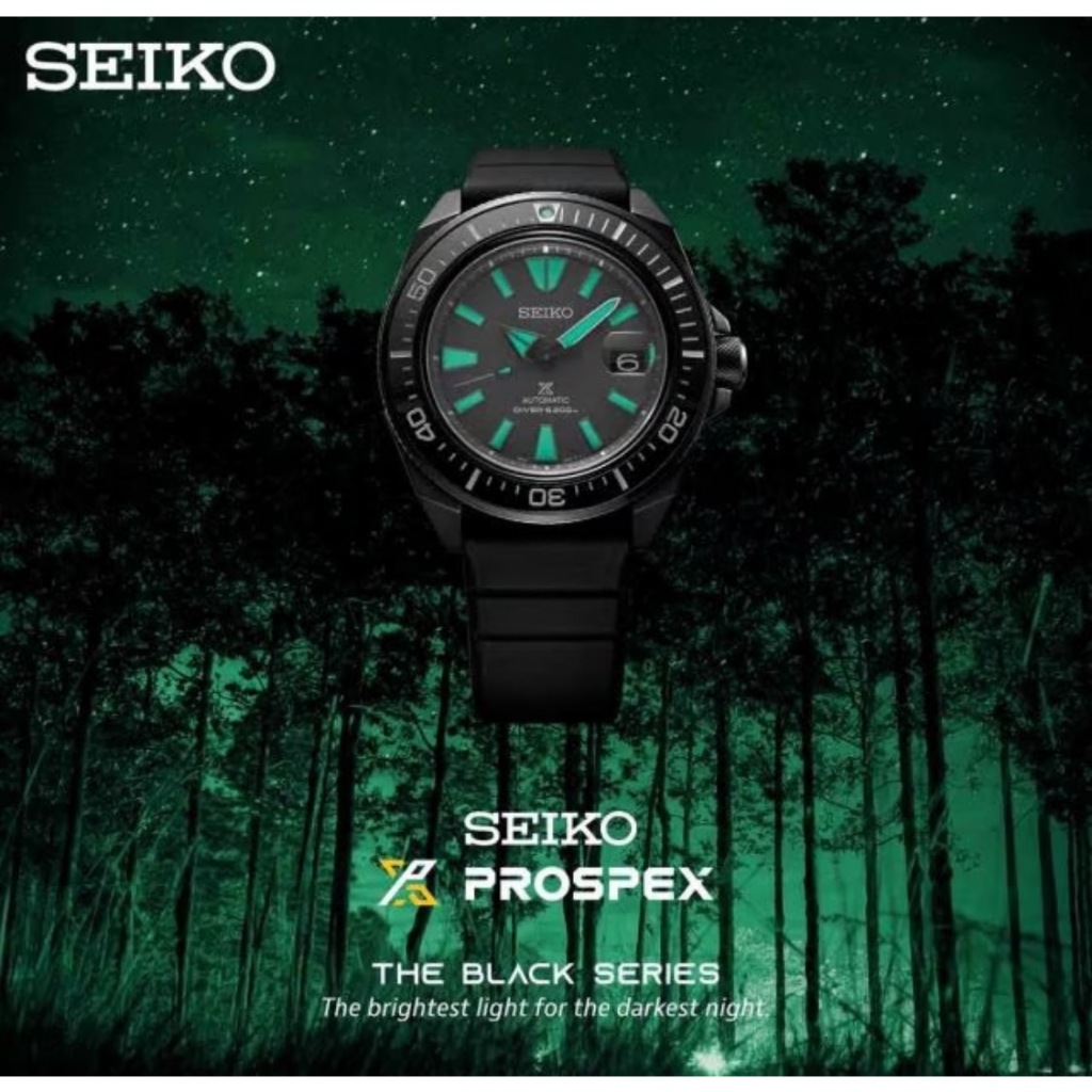 นาฬิกาข้อมือผู้ชาย SEIKO PROSPEX BLACK SERIES NIGHT VISION LIMITED EDITION รวมได้เลข 9 เลขมงคล ...