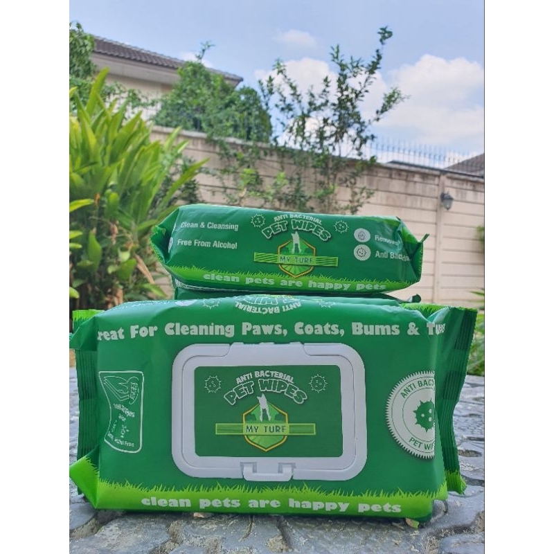MY TURF ทิชชู่เปียกเช็ดน้องหมาน้องแมว | Shopee Thailand