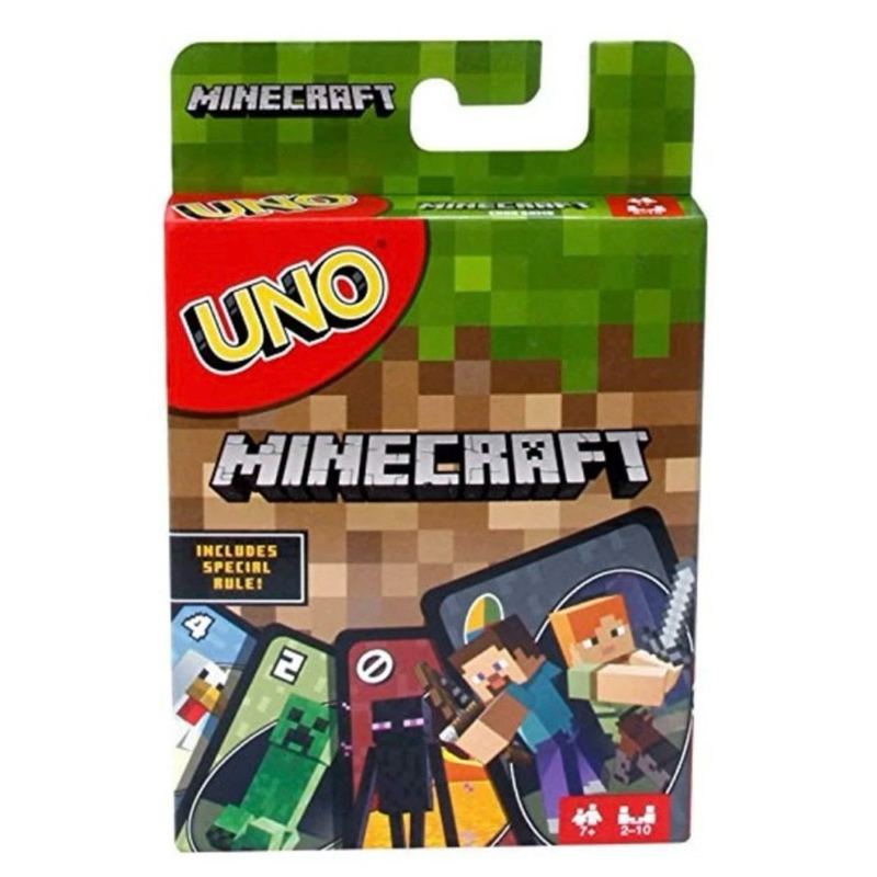 การ์ดเกมส์ “UNO” Card Game (MINECRAFT)(Packet-กล่องกระดาษ) | Shopee ...