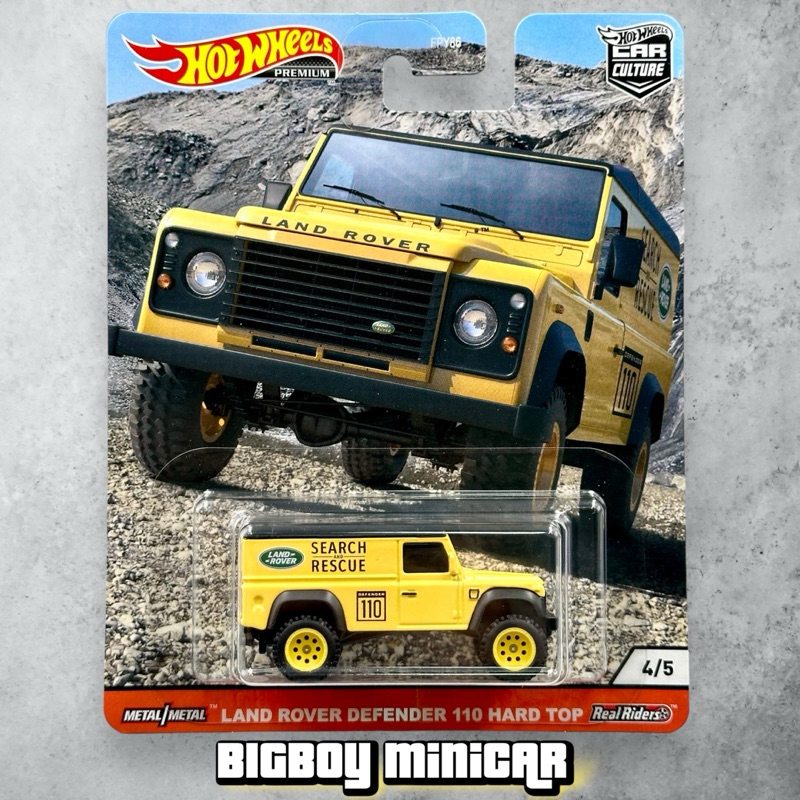 Hot Wheels Premium - LAND ROVER DEFENDER 110 HARD TOP ล้อยาง | Shopee ...