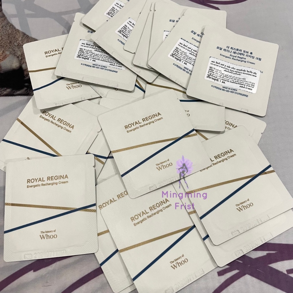 ใหม่ล่าสุด THE WHOO ROYAL REGINA ENERGETIC RECHARGING CREAM 1 ml ...