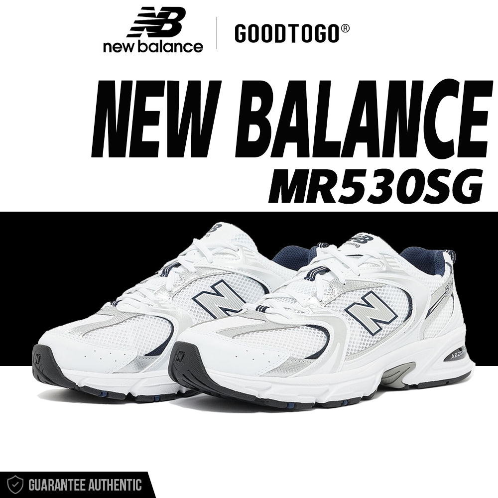 แท้💯% New Balance 530 NB MR530SG WHITE SILVER SNEAKERS | Shopee Thailand