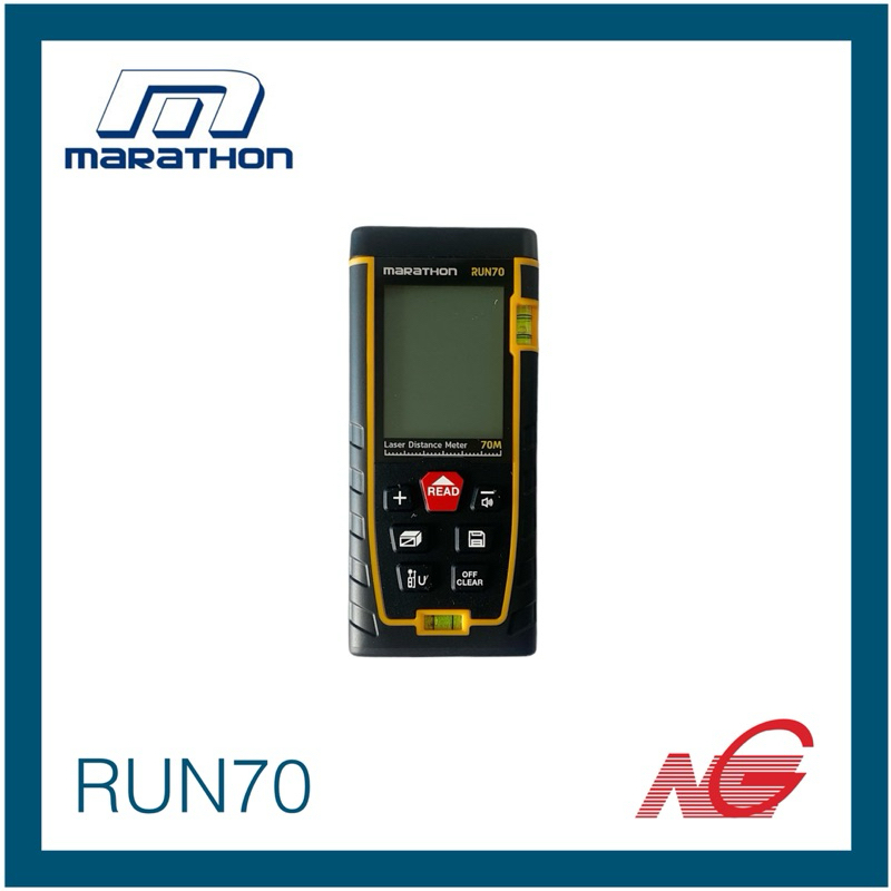 MARATHON มาราธอน เครื่องวัดระยะเลเซอร์ รุ่น RUN70 70เมตร | Shopee Thailand