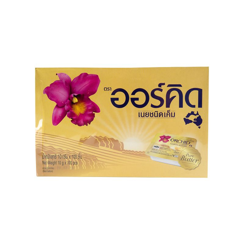ออร์คิด เนยชนิดเค็ม แบบถ้วย 8 กรัม x 100 ชิ้นOrchid Salted Butter 8g x ...