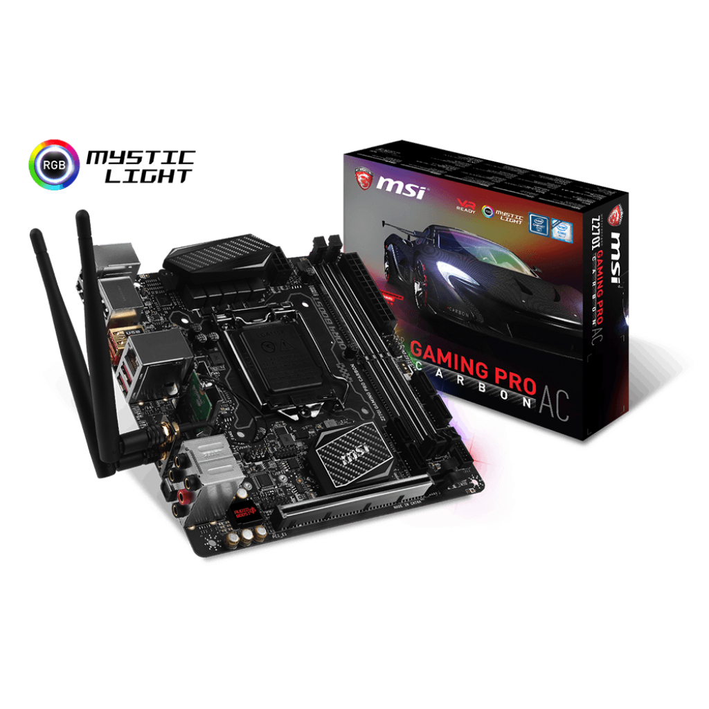 MAINBOARD (เมนบอร์ด) 1151 MSI Z270-I GAMING PRO CARBON AC WIFI [Mini ...