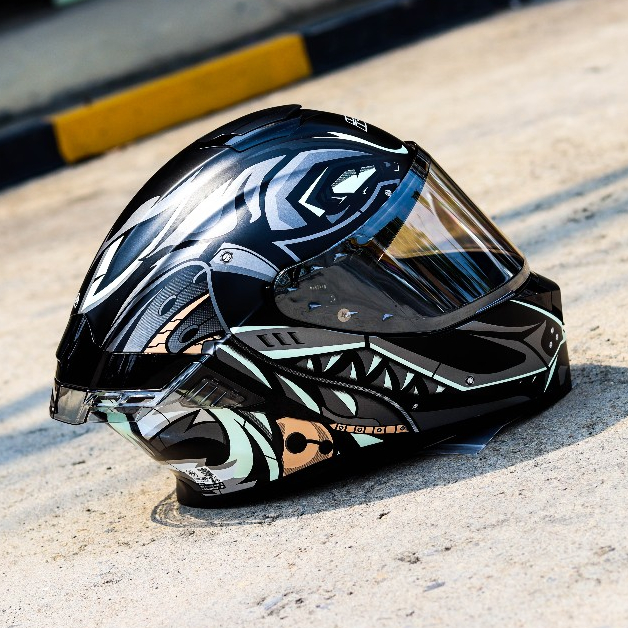 หมวกกันน็อค ID HELMET รุ่น ZRO แว่น 2 ชั้น ราคา 2,390.- | Shopee Thailand