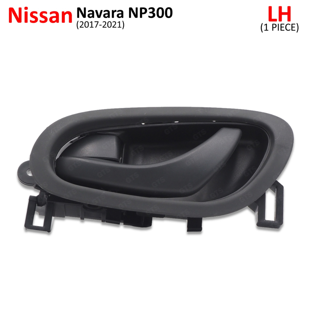 มือเปิดในประตู มือดึงในประตู มือจับใน สีดำ สำหรับ Nissan Navara NP300 ...