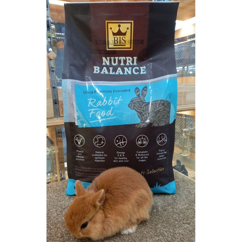 BIS NUTRI BALANCE 2kg (นิวทริบาลานซ์)อาหารเม็ดกระต่ายBis อาหารเม็ด ...