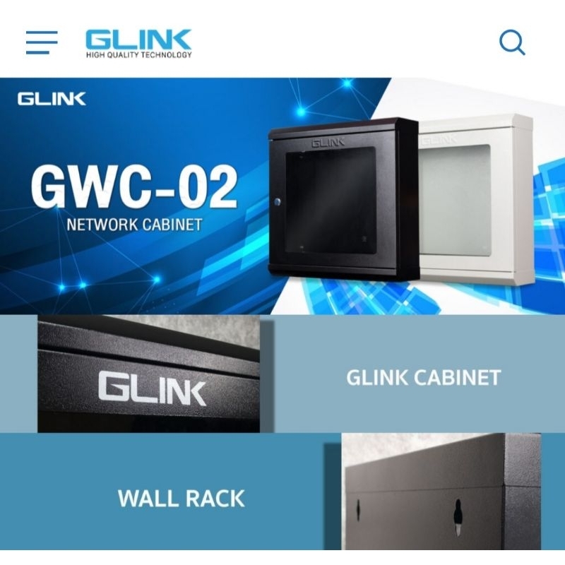 GLINK Cabine ตู้แร็คสำหรับกล้องวงจรปิด CCTV (ส่งด่วน) | Shopee Thailand