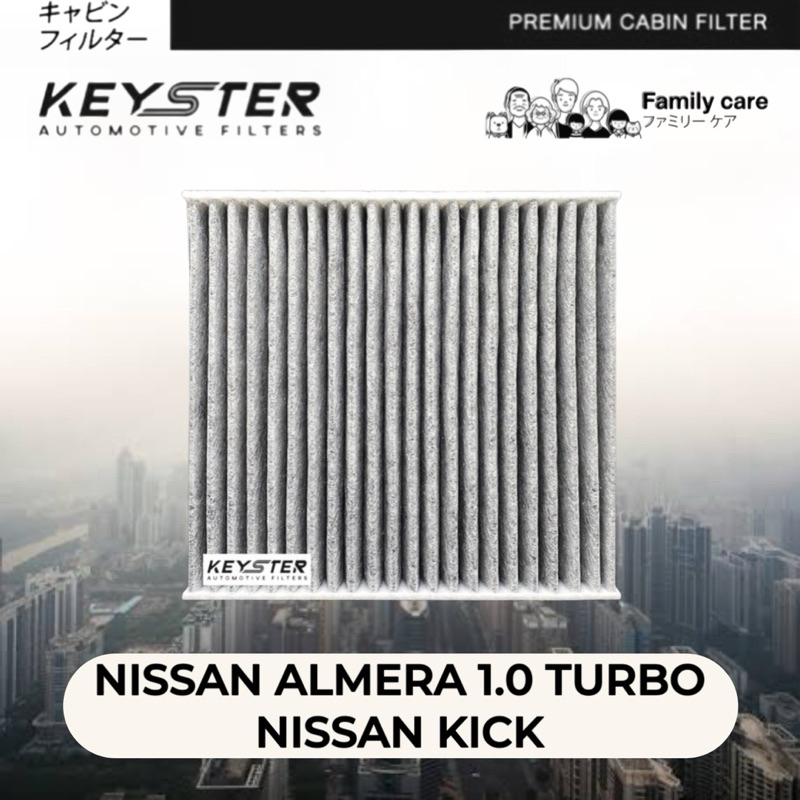 KEY-STER CABON กรองแอร์ PM2.5 NISSAN ALMERA 1.0 TURBO , KICKS OEM No ...
