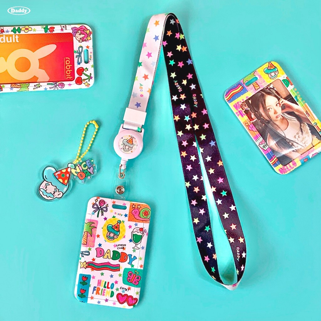 DADDY | Daddy Frame Card + Lanyard ( สายยาว) เฟรมการ์ดและสายคล้อง ลาย ...