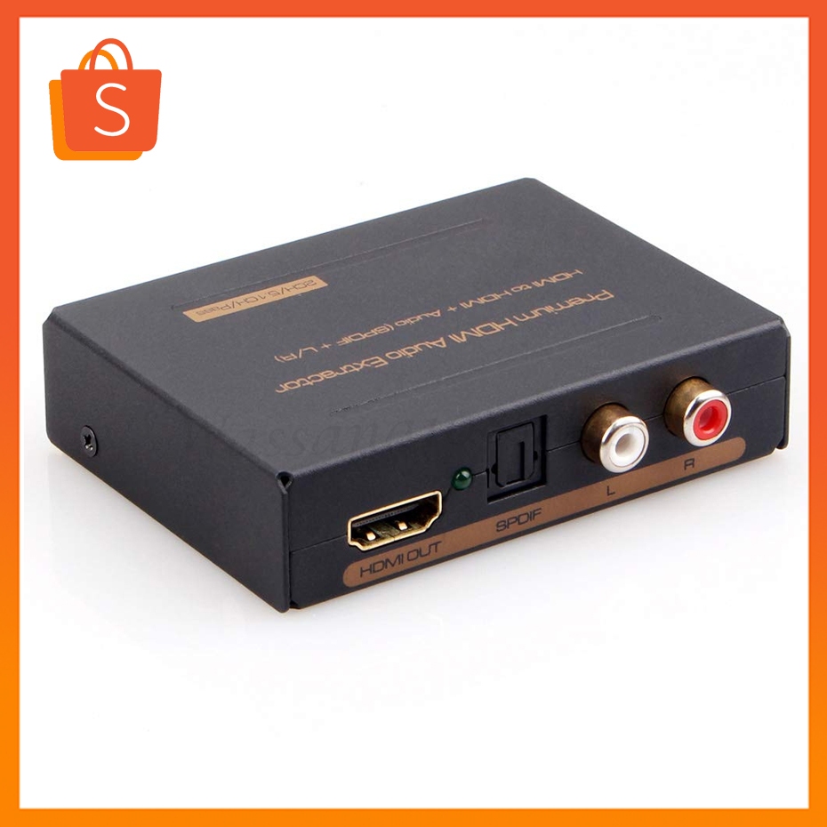 ส่งจากไทย HDMI Audio Extractor Splitter To SPDIF RCA Stereo L / R ...