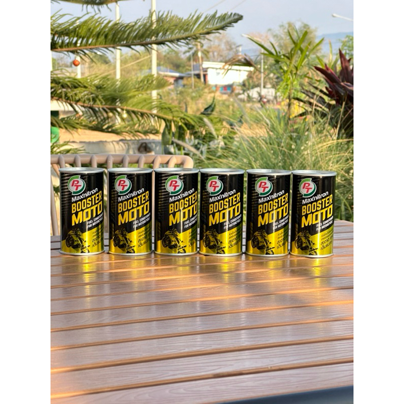 หัวเชื้อมอเตอร์ไซค์ PT booster moto เซ็ท 6 กระป๋อง | Shopee Thailand