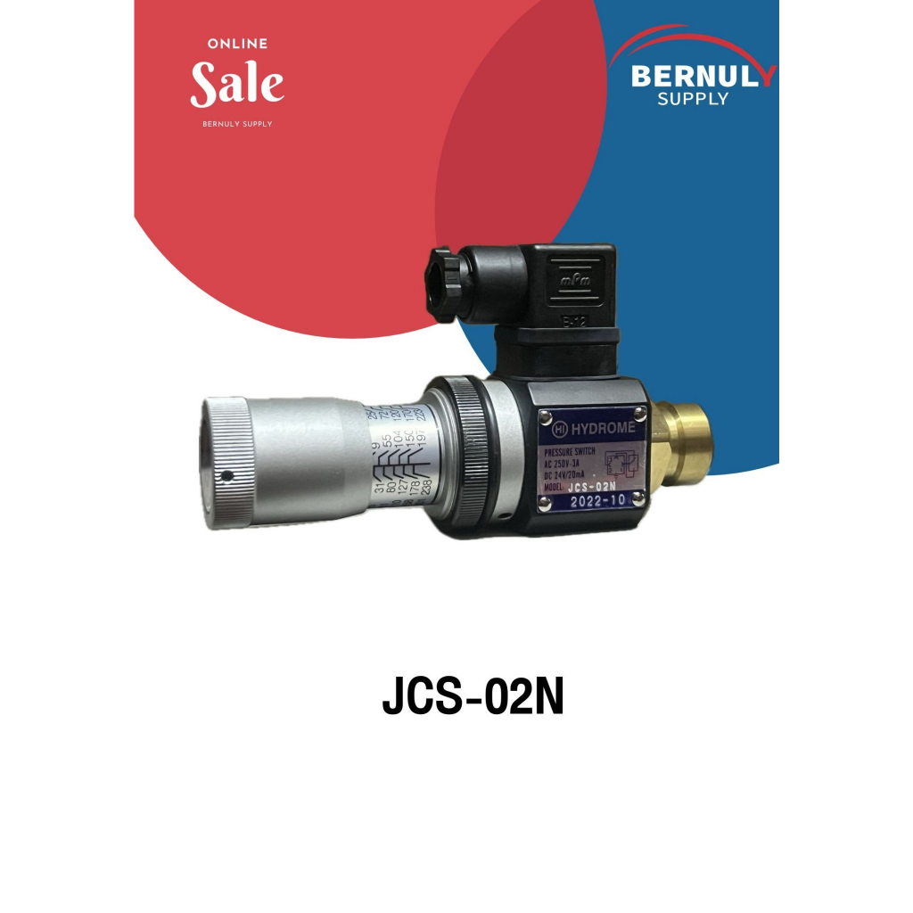 Pressure Swicth Model : JCS-02 เพรสเชอร์สวิทซ์ (สวิทซ์แรงดัน) | Shopee Thailand