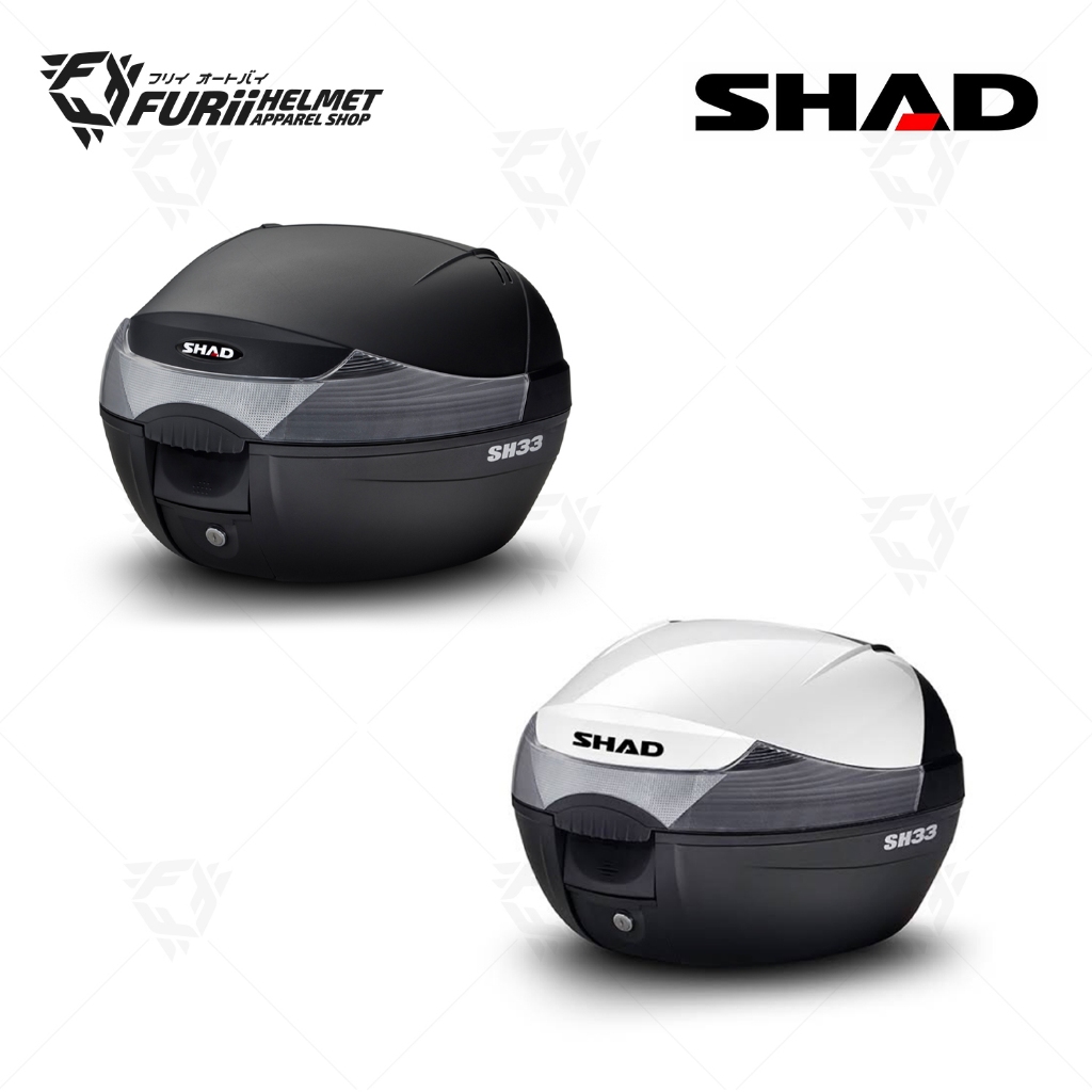 กล่องท้าย Shad : SH33 White , Black (33 L) | Shopee Thailand