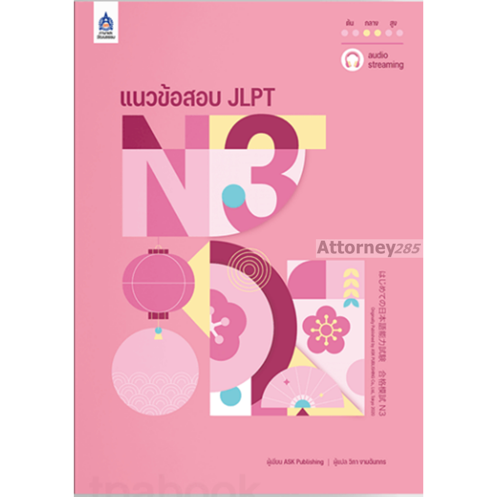 หนังสือ แนวข้อสอบ JLPT N1,N2,N3,N4,N5 | Shopee Thailand