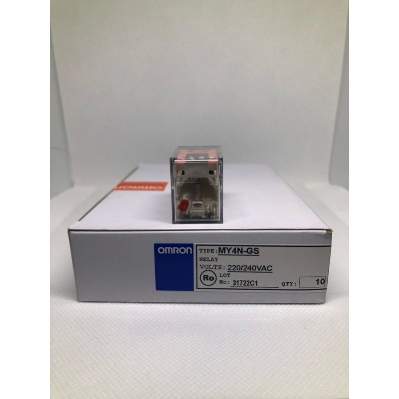 MY4N MY4N-GS RELAY OMRON รีเลย์ ไฟ220/240VAC | Shopee Thailand