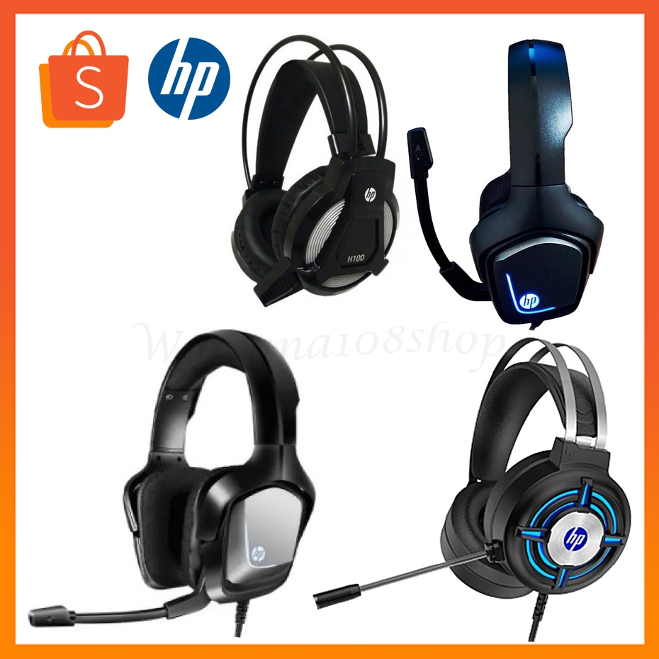 HP หูฟัง รุ่น H220/H220GS/H120/H100 Gaming Headset (Black) | Shopee Thailand