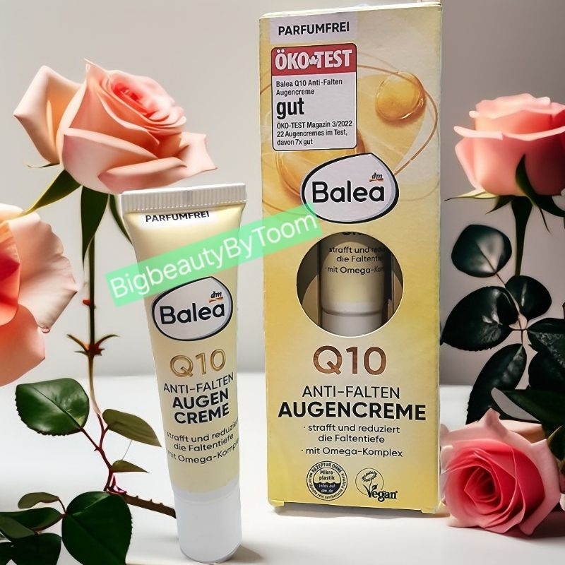 Balea Q10 Anti Wrinkle Eyes Cream 15ml ครีมบำรุงรอบดวงตา Q10 | Shopee ...