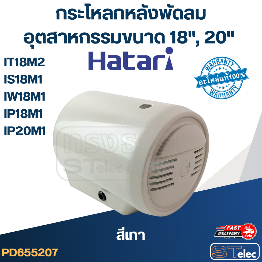 กระโหลกหลังพัดลม อุตสาหกรรม Hatari 18", 20'' รุ่น IT18M2*, IS18M1 ...