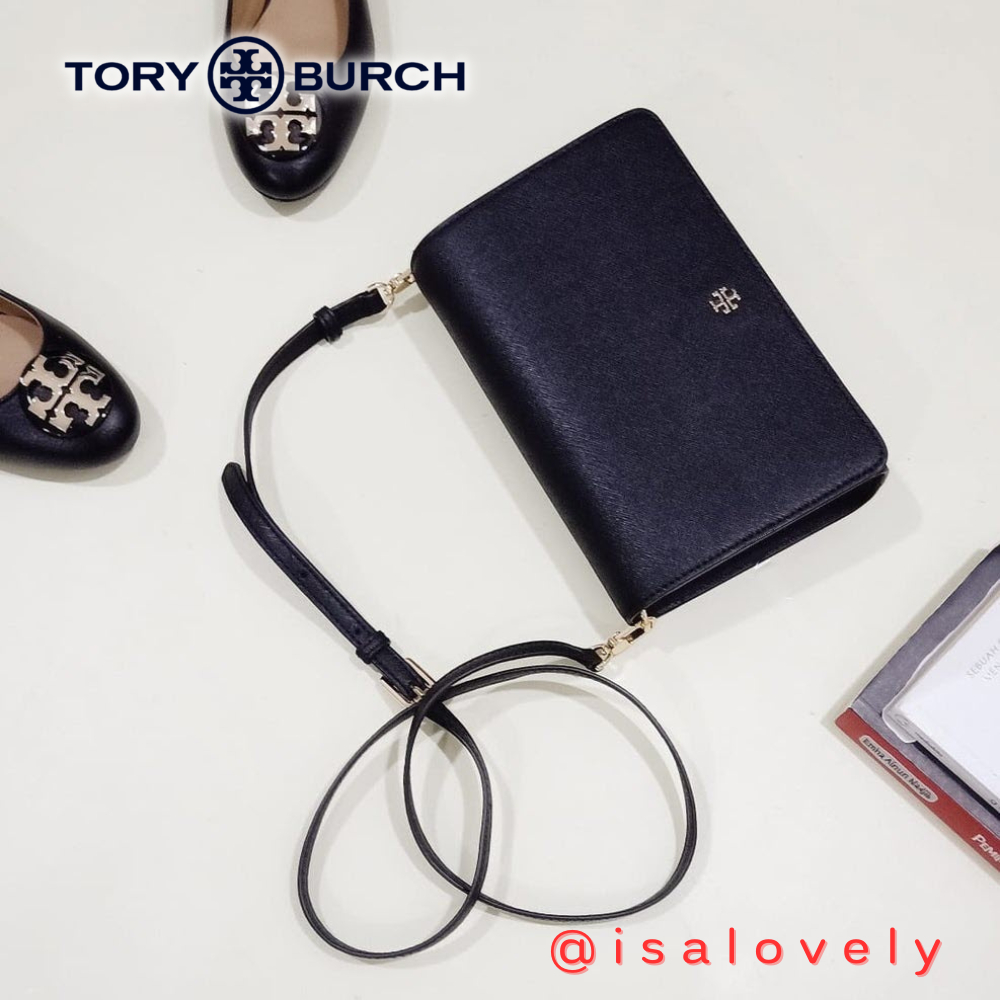 📌Isa Lovely Shop📌 Tory Burch Emerson Saffiano Leather Combo CrossBody ...