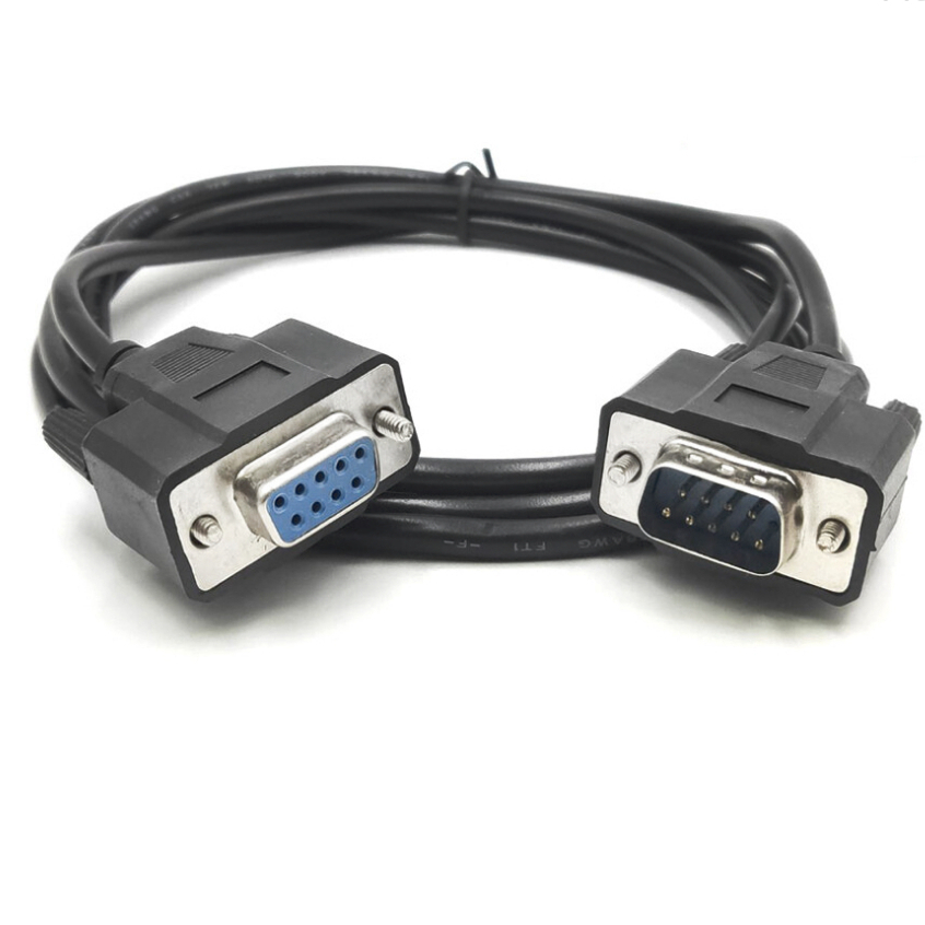 Serial RS232 Cable 9-Pin Cable DB9 Male to Female | Shopee Thailand