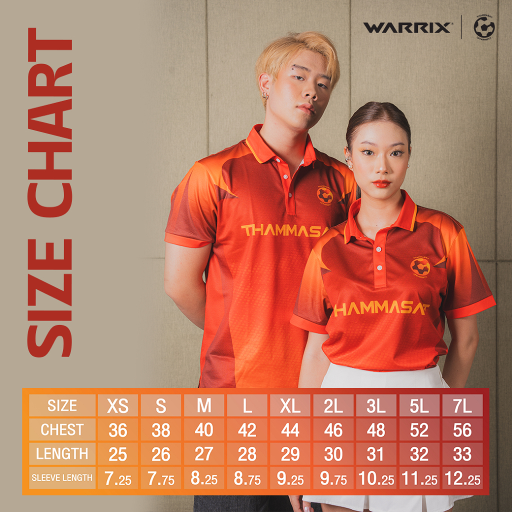 WARRIX เสื้อเชียร์งานฟุตบอลสานสัมพันธ์ จุฬา-ธรรมศาสตร์ (WA-241PLATU01) | Shopee Thailand