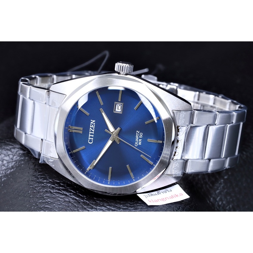 (ประกันศูนย์ไทย) นาฬิกา Citizen Quartz Blue Dial รุ่น BI5110-54L ...
