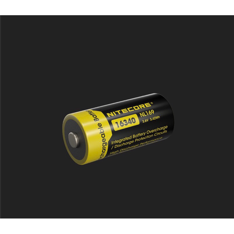 ถ่านNitecoreแท้ NL169แบตเตอรี่16340（950mAh） | Shopee Thailand