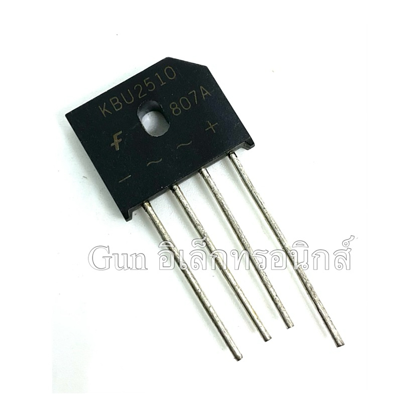 KBU2510 25A 1000V Bridge Rectifier ไดโอดบริดจ์ diode KBU 2510 วงจรแรง ...