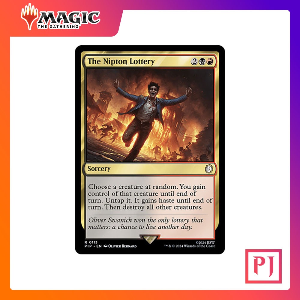 [MTG] The Nipton Lottery - Fallout Commander [PIP] [MULTI] [RARE ...