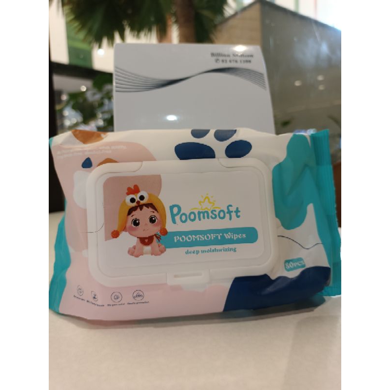 Poomsoft ทิชชู่เปียกสำหรับเช็ดทำความสะอาดน้องหมาเช็ดตามเนื้อตัวตามตาตาม ...